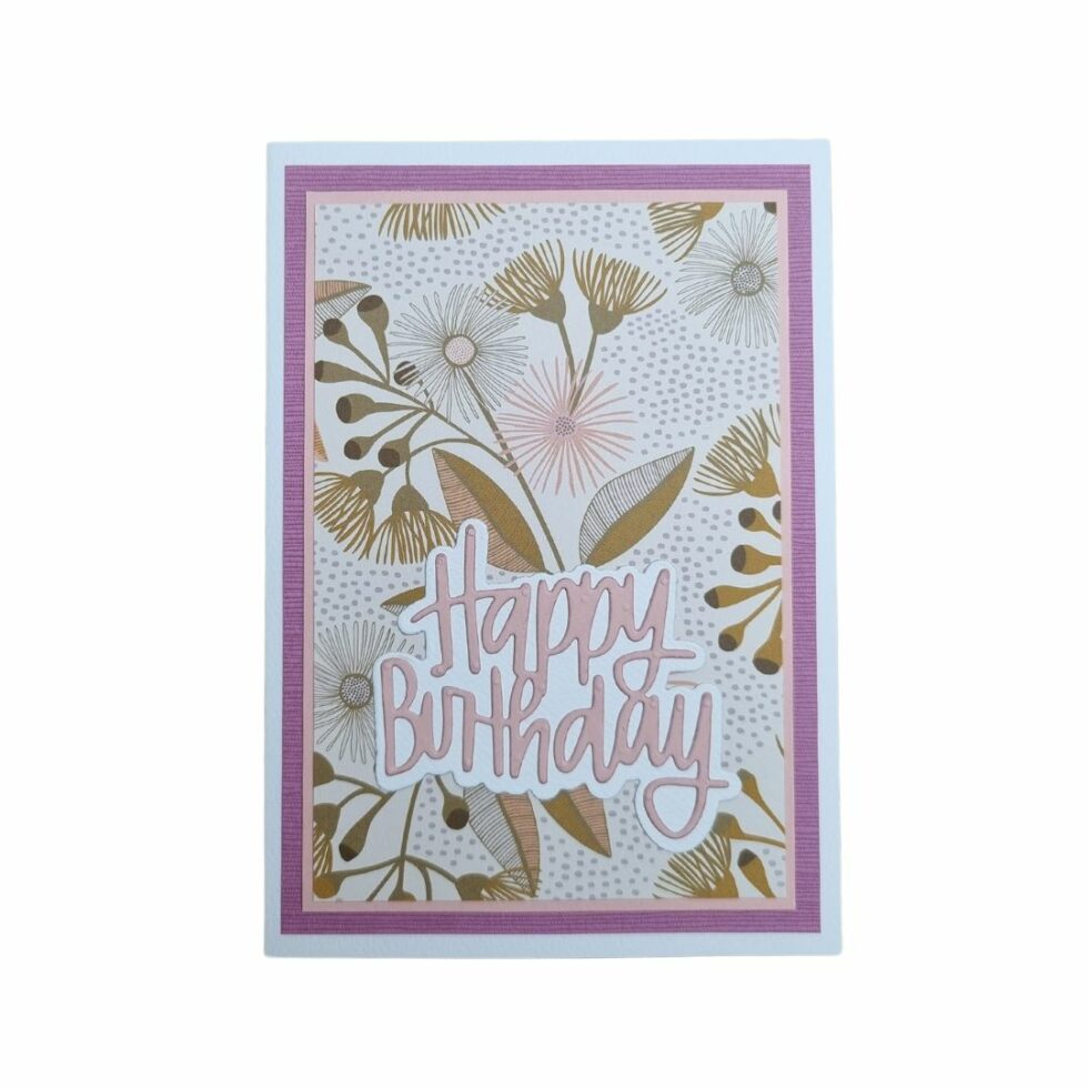 Botanical Happy Birthday Card - Australian Skincare Collective